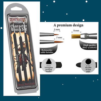 The Army Painter Gamemaster Character Brush Set - Precise