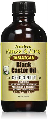 美国Jamaican Mango Black Castor Oil, Coconut, 4 Ounce