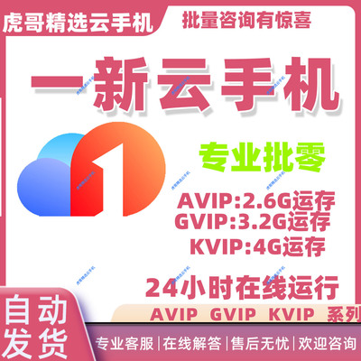 一新云AVIP/GVIP/kvip/SVIP/RVIP