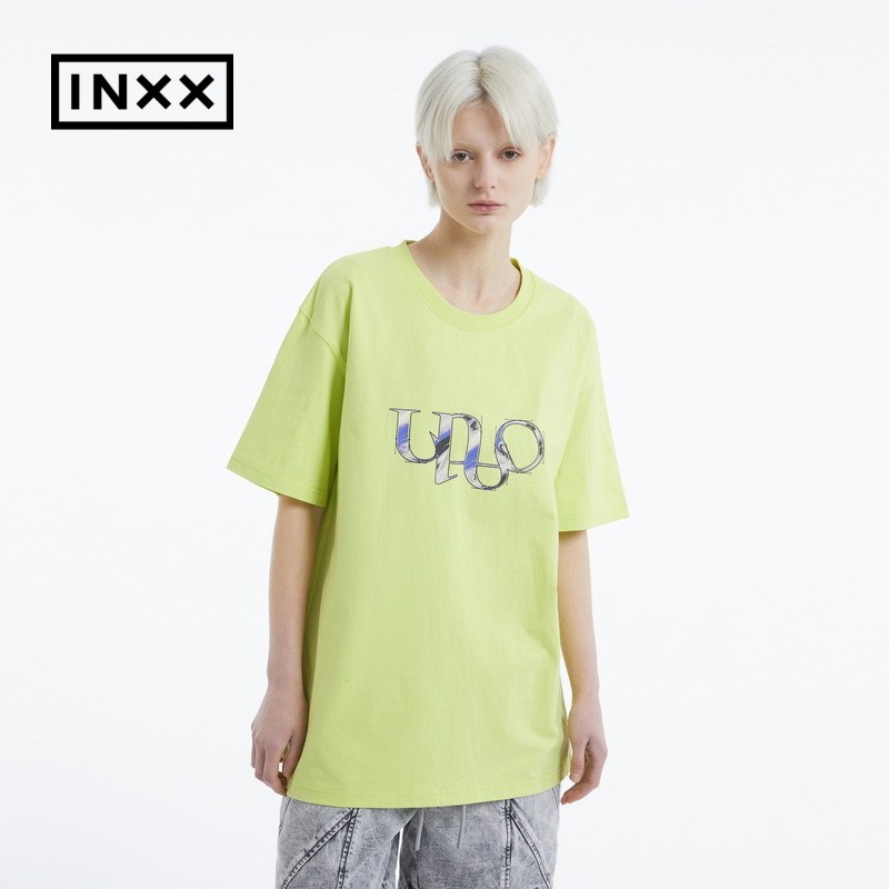 【INXX】RECYANCLE潮牌 21夏新款情侣宽松休闲T恤RKB2010614_虎窝淘