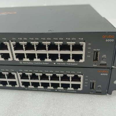 议价原装Aruba 6000 R8N85A 48口千兆+4光