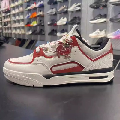 安踏骜杰板鞋男休闲鞋经典撞色2百搭潮流滑板鞋运动鞋子112618043