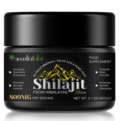 喜马拉雅Shilajit Resin膳食补充剂85种微量元素+富里酸和腐植酸