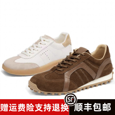 商场同款2026春新款内增高板鞋拼色德训鞋TA65324-51 T76188Y-02