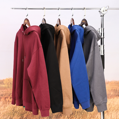 C320SH极简纯色纯棉潮连帽卫衣