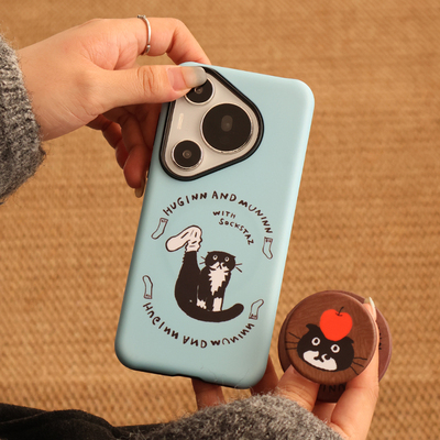 袜子猫huawei磁吸手机壳mate80pro/mate70/60pro二合一菲林全包pura70pro防摔小米17promax/小米三星vivo荣耀