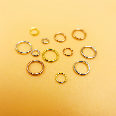 项链配件DIY925银闭口圈连接死口