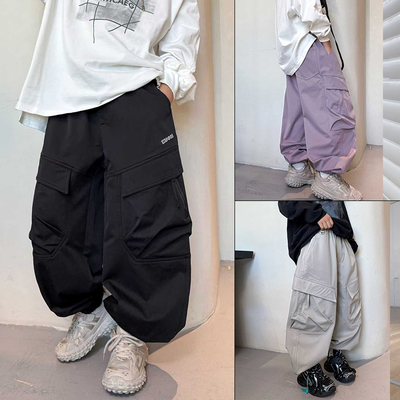 大E小e童装2025秋季新款工装裤