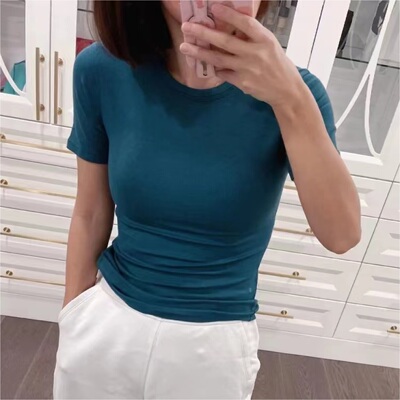 现货瑜伽运动短袖lululemon