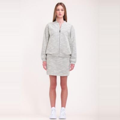 亲子装亮丝夹克外套半身裙