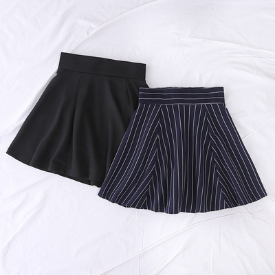 外贸日单夏季新款简单a字半身裙