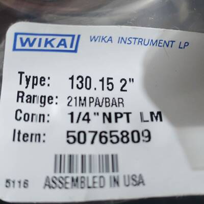 可维修WIKA 130.15 2 20MPa压力表 ，正品议价
