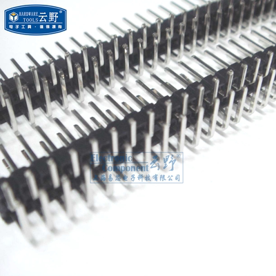 【高科美芯】 接插件双排针2X40芯 双排弯针 直插间距254mm 全