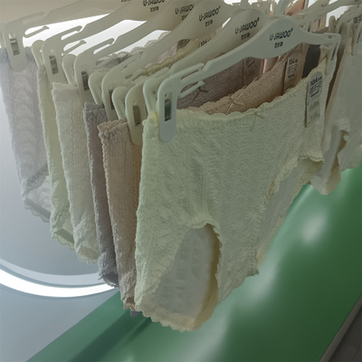 6条装优织物中腰泡泡纱提花三角裤10A桑蚕丝底裆内裤底裤12029