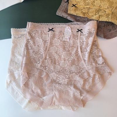 贝莱娅高腰蕾丝性感青年内裤女