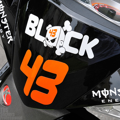 TUTUARTKENBLOCK43车头组合贴