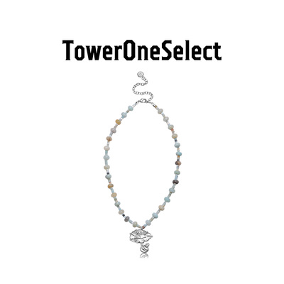 GLYPHS亚马逊石串珠新中式锁骨链