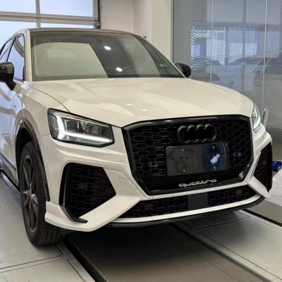 适用奥迪q2改装中网蜂窝前进气格