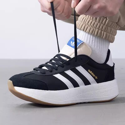 阿迪达斯三叶草男鞋新款CITY RNR缓震运动鞋复古厚底休闲鞋JI0836