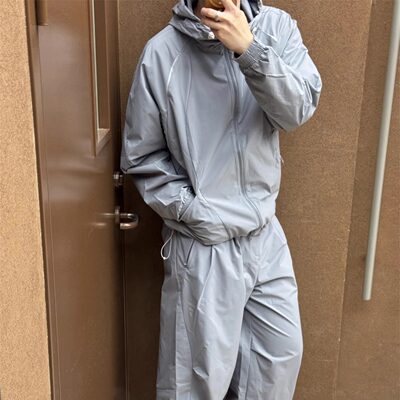 阿迪达斯男秋季连帽防风衣