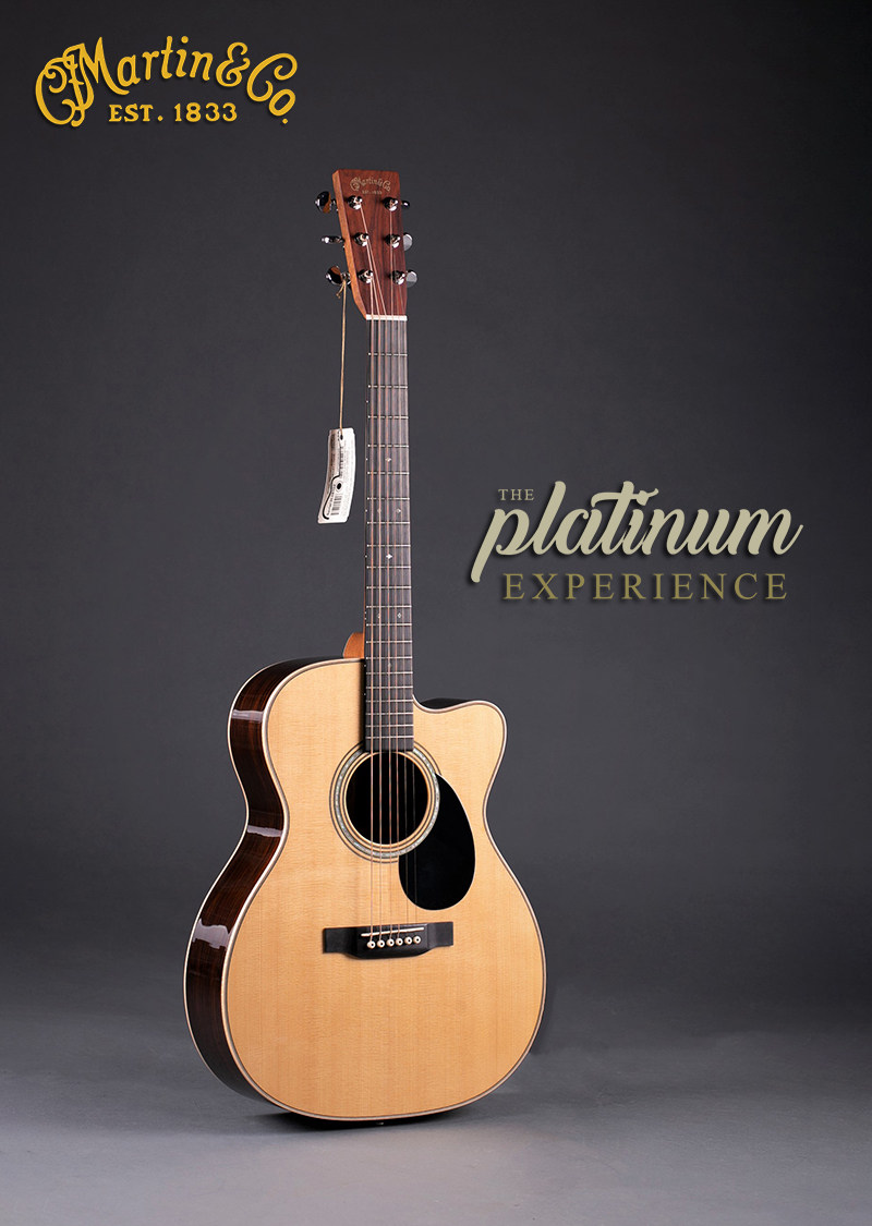 Martin Custom定制琴 Cutaway Cocobolo马丁吉他【多利乐器】