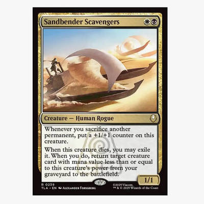 牌客窝 万智牌 运沙拾荒客 Sandbender Scavengers 金 多色 闪