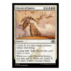 牌客窝 万智牌  正义的宣判 Decree of Justice 金 白