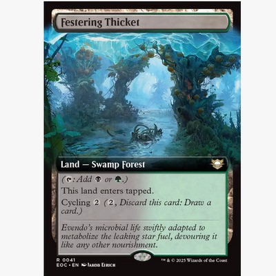 牌客窝 万智牌 溃腐灌丛 Festering Thicket 金 地