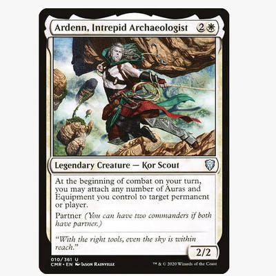 万智牌 无畏考古家亚德恩 Ardenn, Intrepid Archaeologist 银 白