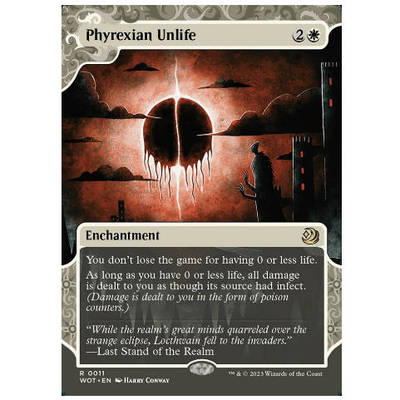 牌客窝 万智牌 非瑞克西亚体质 Phyrexian Unlife 金 白色