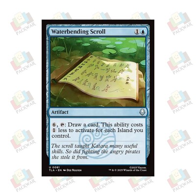 牌客窝 万智牌 截水神功卷轴 Waterbending Scroll   银 蓝