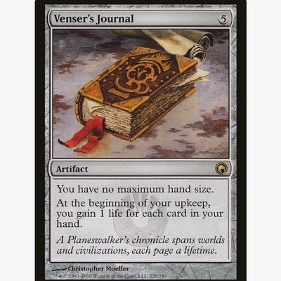 牌客窝 万智牌 凡瑟的日志 Venser's Journal 金 神器