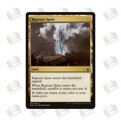 牌客窝 万智牌 破裂尖塔 Rupture Spire 铁 地 闪