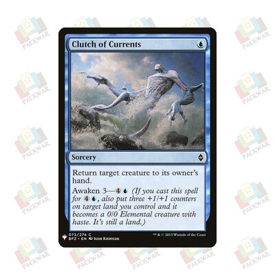 牌客窝 万智牌 潮流紧攫 Clutch of Currents 铁 蓝 闪