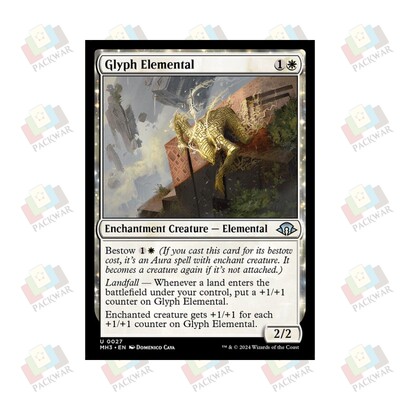 牌客窝 万智牌 图符元素 Glyph Elemental 银 白 闪