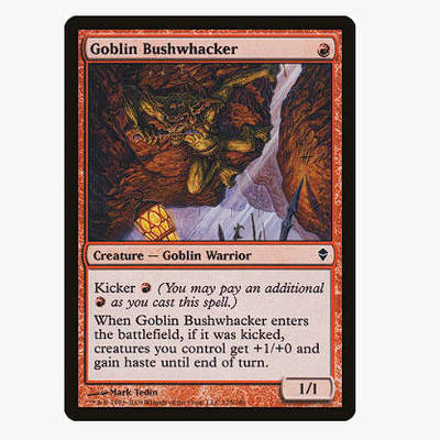 牌客窝 万智牌  开路鬼怪 Goblin Bushwhacker 铁 红 闪