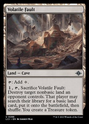 牌客窝 万智牌 动荡断层 Volatile Fault 银 地