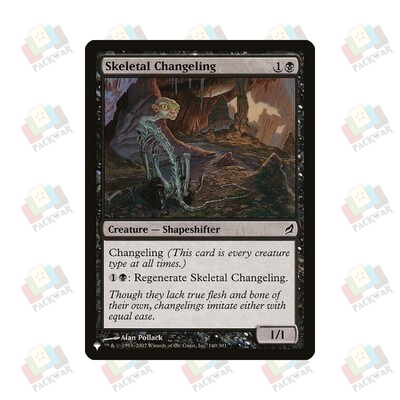 牌客窝 万智牌 骨骸化形 Skeletal Changeling 铁 黑 闪