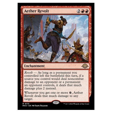 牌客窝 万智牌  乙太之乱 Aether Revolt 金 红色