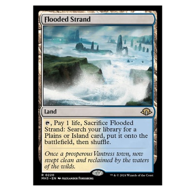 牌客窝 万智牌  潮没水滨 Flooded Strand 金 地