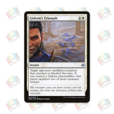 牌客窝 万智牌 基定得胜 Gideon's Triumph 银 白
