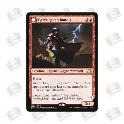 牌客窝 万智牌 基尔山贼 Geier Reach Bandit 金 红 闪