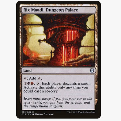 牌客窝 万智牌 地城殿锐兹玛第 Rix Maadi, Dungeon Palace 银 地