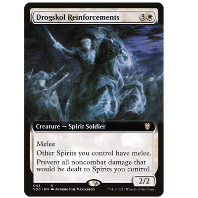 牌客窝 万智牌 卓兹克援军 Drogskol Reinforcements 金  白