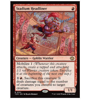 牌客窝 万智牌 赛场头牌 Stadium Headliner 金 红 闪