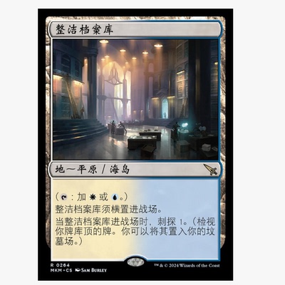牌客窝 万智牌 整洁档案库 Meticulous Archive 金 地 闪