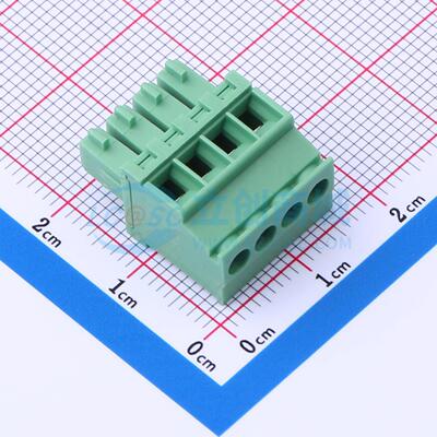 插拔式接线端子 DB2EKA-3.5-4P-GN-S P=3.5mm 1x4P 电子元器件