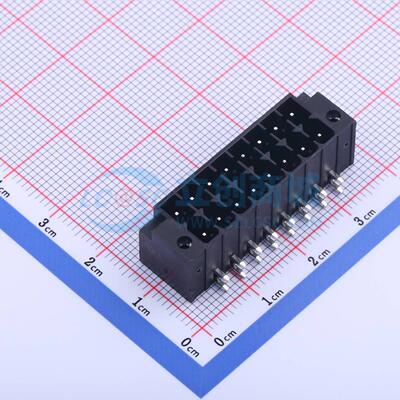 插拔式接线端子 KF2EDGSRMG-3.5-2*8P 弯插,P=3.5mm 板端/插座-闭