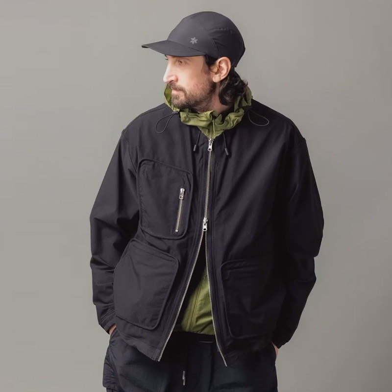 Meanswhile Black 4way Reversible Jacket 双面四穿多口袋夹克潮