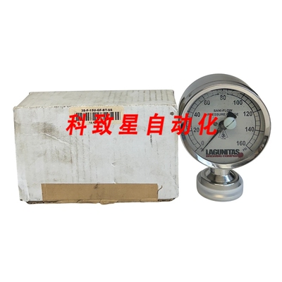 工业配件CSE 3S-F-15U-GF-BT-SS/3SF15UGFBTSS SANI-FLOW 压力表0